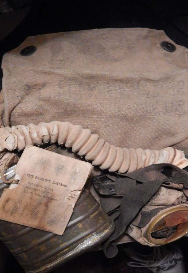 Trench Art Gas Mask I'D to Soldier - (1917-1919) WORLD WAR ONE, RUSSIAN ...