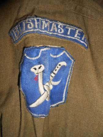 147th FAB "Bushmasters" pathces - ARMY AND USAAF - U.S. Militaria Forum