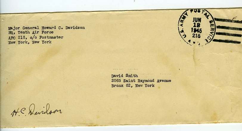 Free Boys Letters Asking Generals For Unit Insignia - ARMY AND USAAF ...