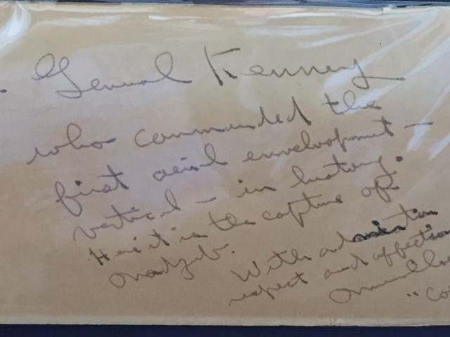 General George Churchill Kenney Painting and Inscription - GROUPINGS ...