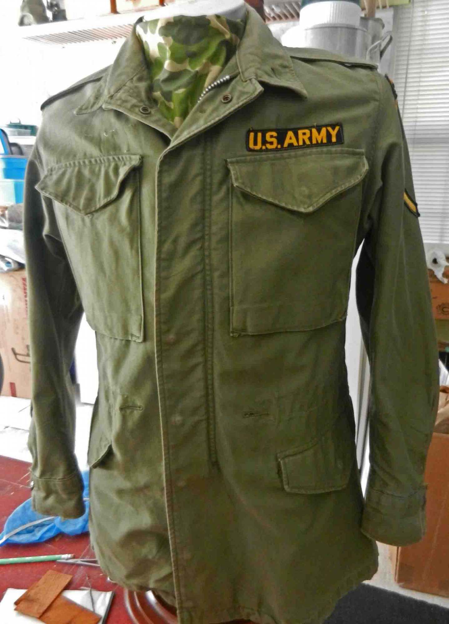 101st ABN Patched M1951 Field Jacket - UNIFORMS - U.S. Militaria Forum