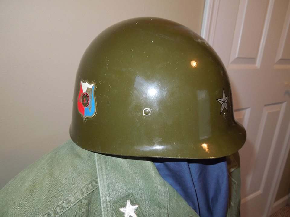 Named 1960's Brigadier General Helmet 27th Armored - M-1; M-1C & M-2 ...