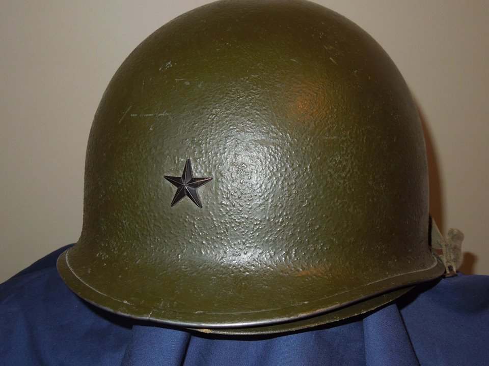 Named 1960's Brigadier General Helmet 27th Armored - M-1; M-1C & M-2 ...