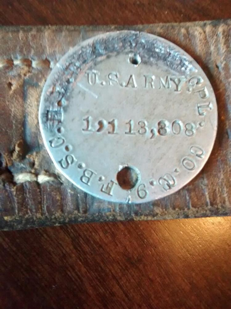 Need help with this ww1 dog tag - IDENTITY ITEMS (DOG TAGS, BRACELETS ...