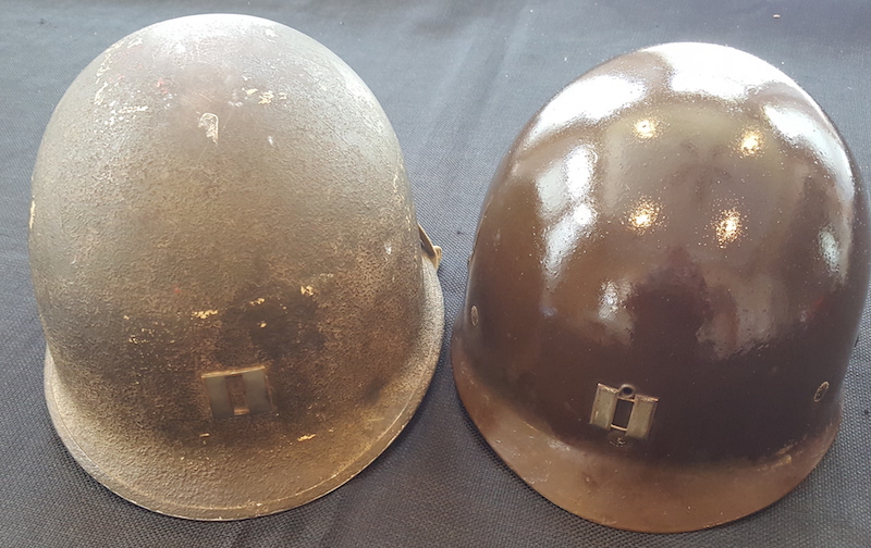 WWII US Army, Medical Officer painted w/ rank M1 helmet - CHAPLAIN ...