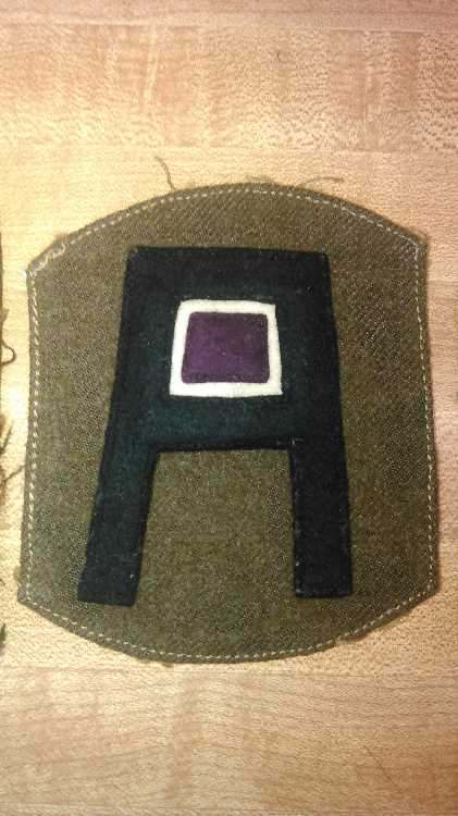First Army patches Interwar style - ARMY AND USAAF - U.S. Militaria Forum