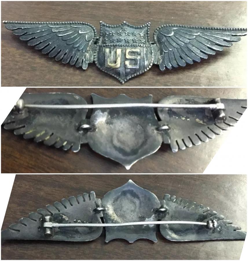 Interesting WWI Dallas pattern wing from eBay - WING BADGES - U.S ...