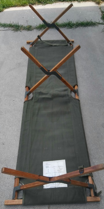 Fully Restored M1938 Cot, Folding, Canvas WW2 to Korean War Specs ...