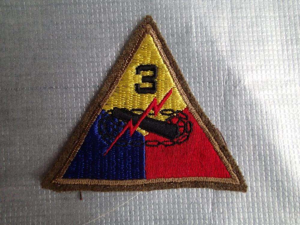 Unusual 3rd AD Woolie Patch Find - ARMY AND USAAF - U.S. Militaria Forum