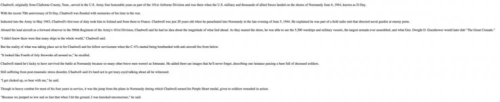 Joe Chadwell and his uniforms. Two-campaign paratrooper. - UNIFORMS - U ...