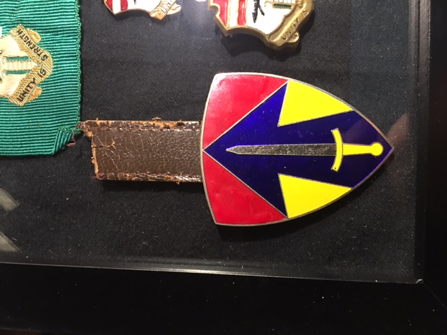 II Field Force Metal Pocket Badge and Combat Field Artillery Badge ...