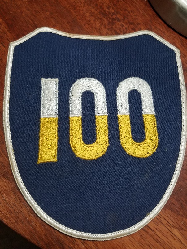 Oversized 100th Division Patch - MISCELLANEOUS / OTHER - U.S. Militaria ...