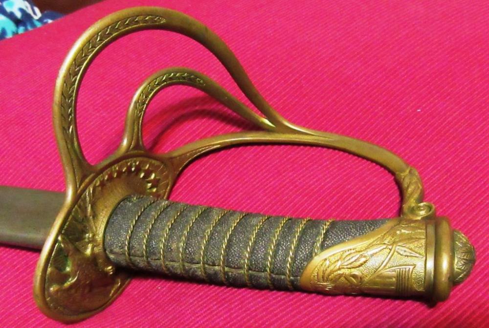 1895 Signal Officer's Presentation Engraved Sword NGNY - EDGED WEAPONS ...