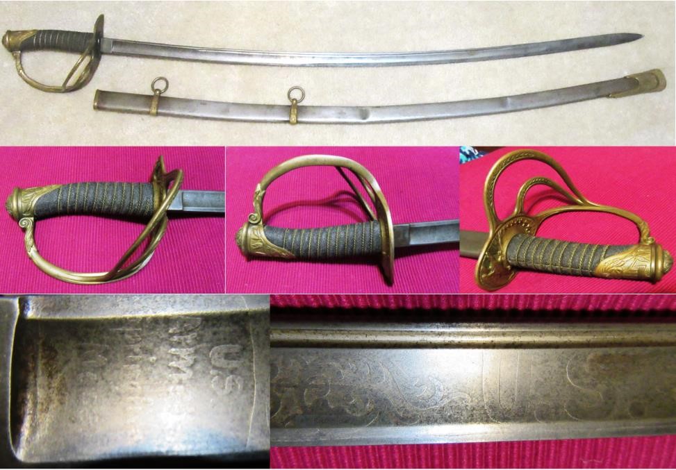 1895 Signal Officer's Presentation Engraved Sword NGNY - EDGED WEAPONS ...