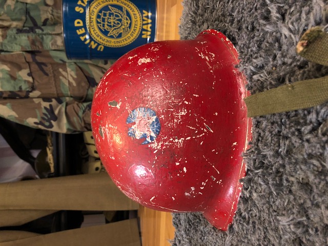 Red Painted M1 Helmet With Aircraft Roundel? - M-1; M-1C & M-2 HELMETS ...