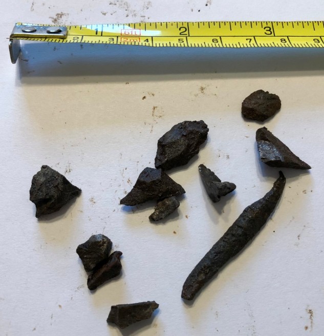 Pearl Harbor Shrapnel from USS Arizona's 16" Guns - SPOILS OF WAR - U.S ...