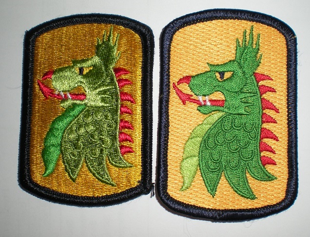 Quality of US Army SSI's - ARMY AND USAAF - U.S. Militaria Forum