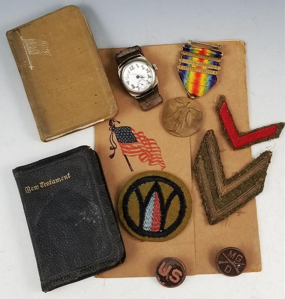 PFC Francis E. Partridge 340th Machine Gun Battalion 89th Infantry ...