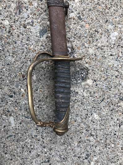 1895 Signal Officer's Presentation Engraved Sword NGNY - EDGED WEAPONS ...