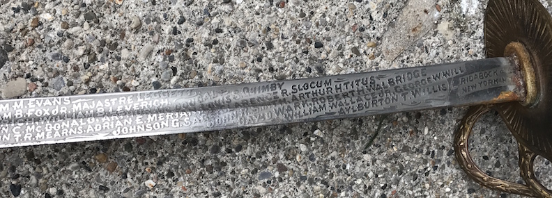 1895 Signal Officer's Presentation Engraved Sword NGNY - EDGED WEAPONS ...