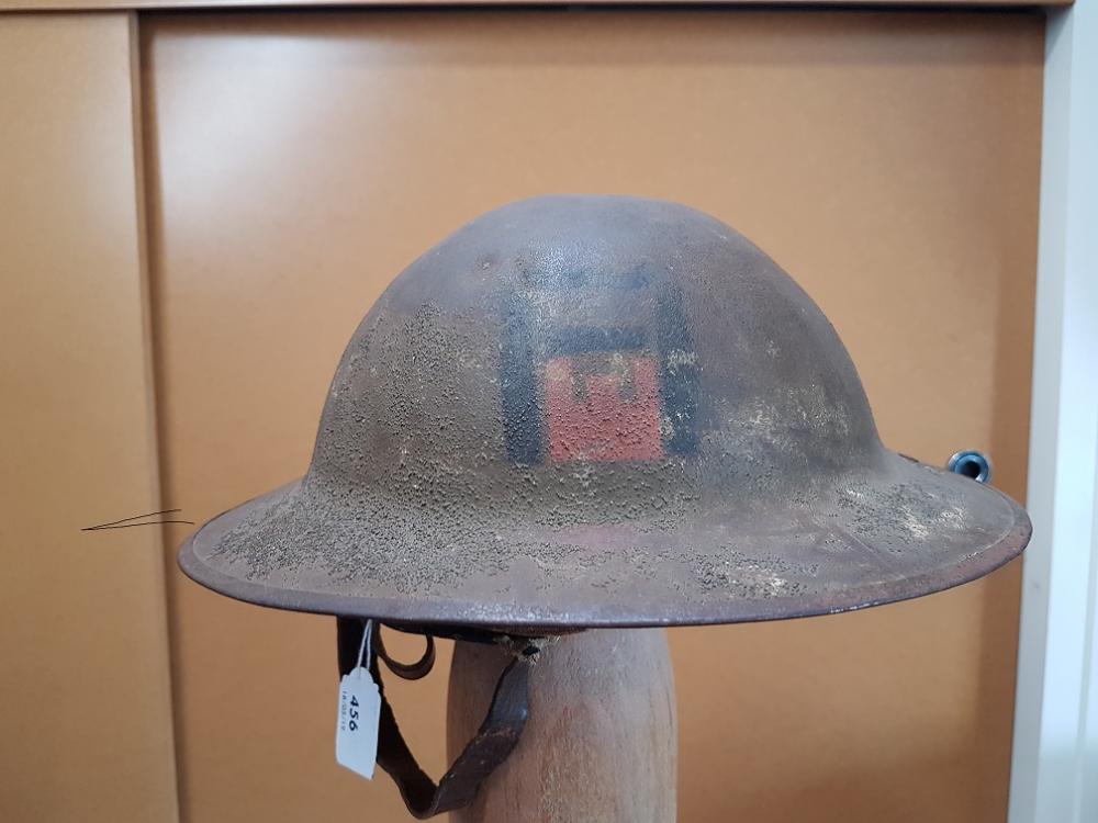 WWI FIRST ARMY HELMET (engineer) - M1917 & M1917A1 HELMETS - U.S ...