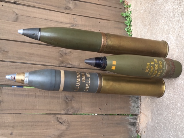 105mm Illum, M1 HE, M1 gunship - FIREARMS - U.S. Militaria Forum
