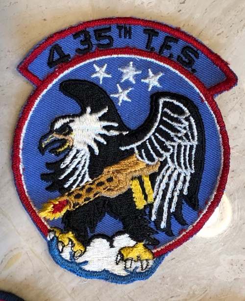 Vietnam War 8th TFW 435th Tactical Fighter Squadron Pilot Patches - AIR FORCE (USAAF IS WITH ...