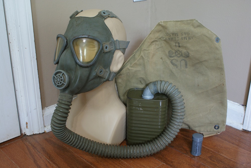 1944 U.S. M2-10-6 Army Lightweight Optical Mask Restoration - FIELD ...