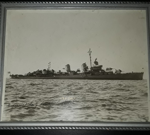 USS Daly DD-519 Photo Backmarked "Our Navy" - EPHEMERA, PHOTOGRAPHS ...