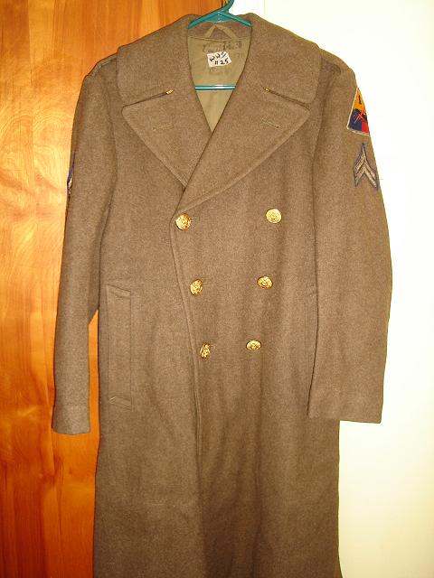 1st armored division overcoat - UNIFORMS - U.S. Militaria Forum