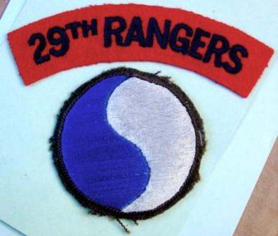 REAL 29th RANGERS scroll - ARMY AND USAAF - U.S. Militaria Forum