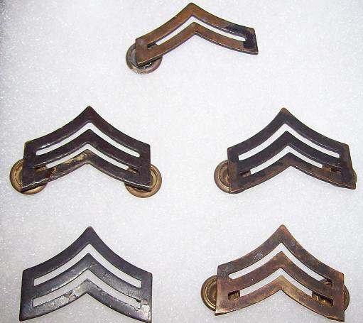 Post-Korea USMC Metal Chevrons - MARINES - U.S. Militaria Forum