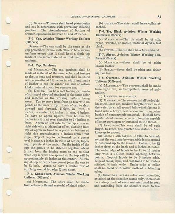 1941 - U.S. Navy Uniform Regulations & Examples of All Uniforms, Belts ...