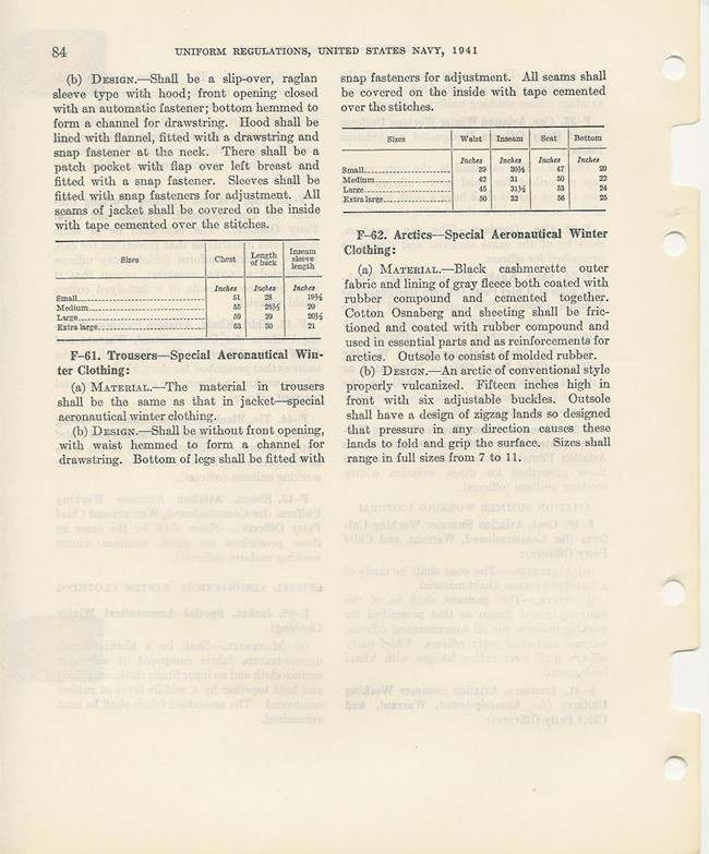 1941 - U.S. Navy Uniform Regulations & Examples of All Uniforms, Belts ...