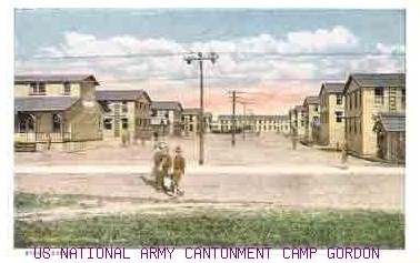1917 "Camp Gordon, Georgia" fold-out postcard album - EPHEMERA ...