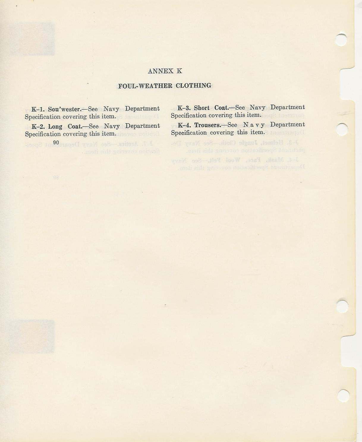 1941 - U.S. Navy Uniform Regulations & Examples of All Uniforms, Belts ...