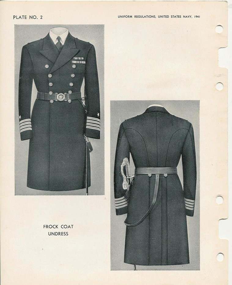 1941 - U.S. Navy Uniform Regulations & Examples of All Uniforms, Belts ...