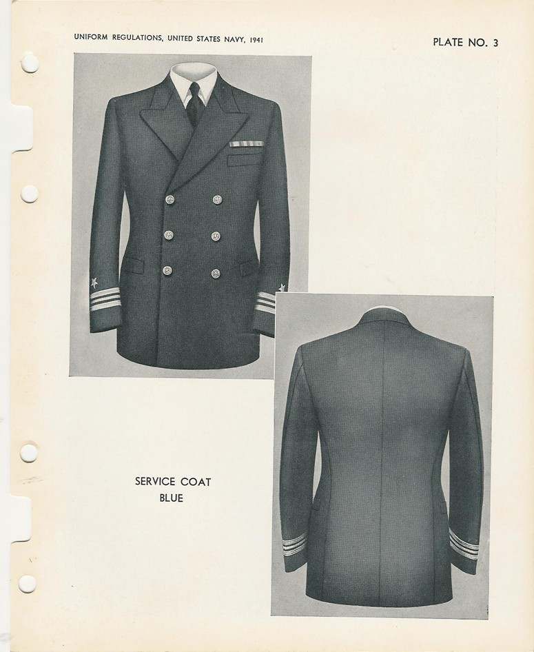 1941 - U.S. Navy Uniform Regulations & Examples of All Uniforms, Belts ...
