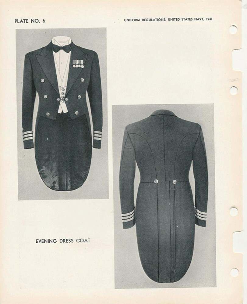 1941 - U.S. Navy Uniform Regulations & Examples of All Uniforms, Belts ...