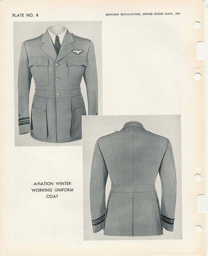 1941 - U.S. Navy Uniform Regulations & Examples of All Uniforms, Belts ...