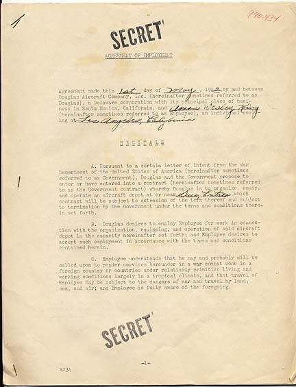 PROJECT 19 "Secret" Documents - EPHEMERA, PHOTOGRAPHS & MILITARY ...