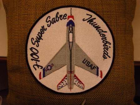 USAF Thunderbirds F100 Supersabre Patch - AIR FORCE (USAAF IS WITH ARMY ...