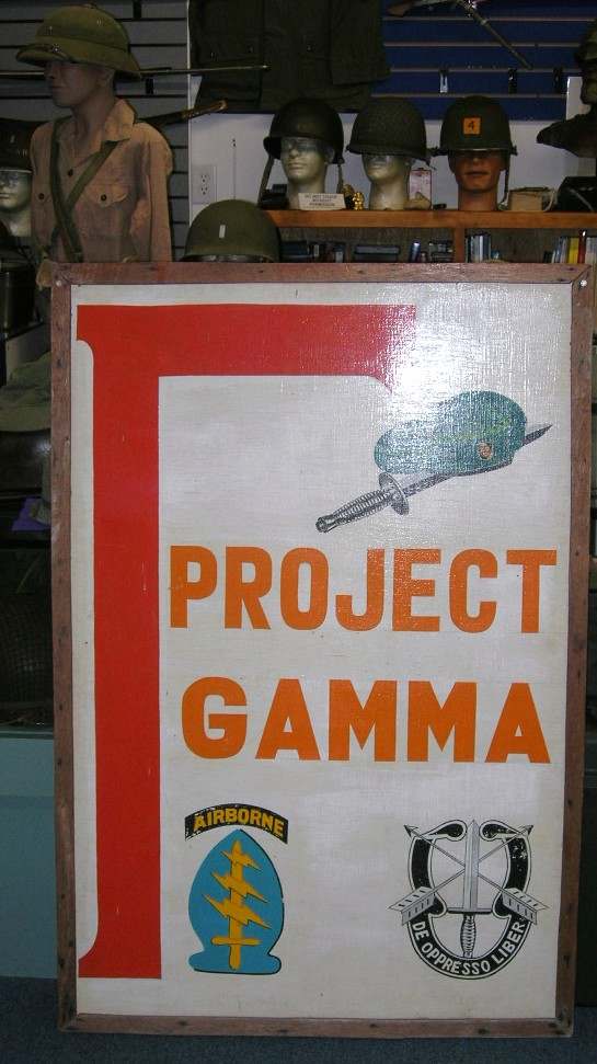 Original Detachment B-57 (Project GAMMA) Sign RVN - EPHEMERA ...