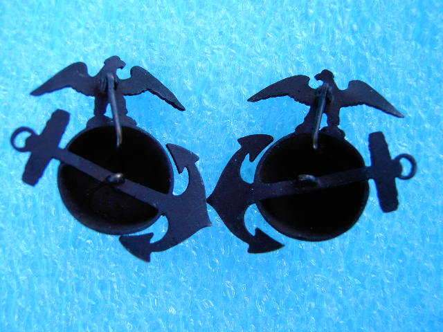 Interesting pair of 1914 pattern EGA's for the service uniform - MARINE ...