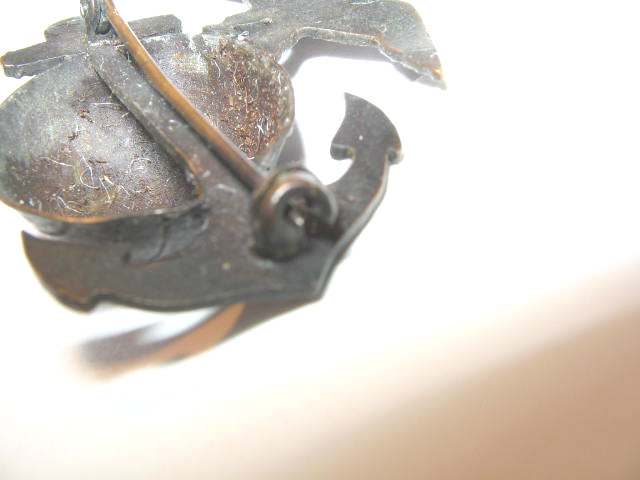 Interesting pair of 1914 pattern EGA's for the service uniform - MARINE ...