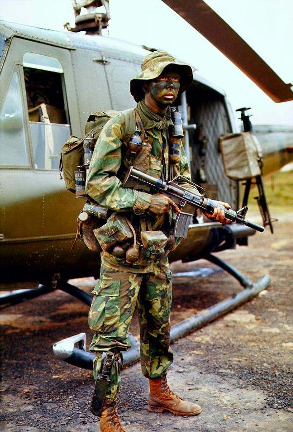Wearing ERDL Jungle Fatigues in the Special Forces, Vietnam ...