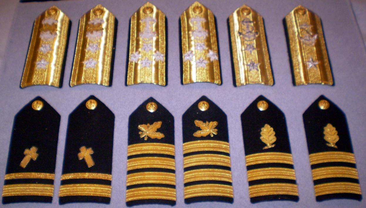 My small navy shoulder board collection - NAVY, COAST GUARD AND OTHER ...