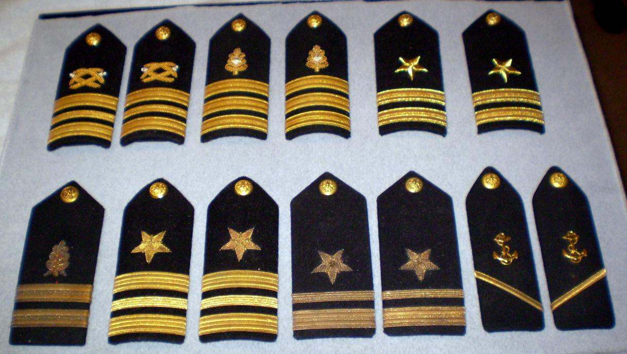 My small navy shoulder board collection - NAVY, COAST GUARD AND OTHER ...