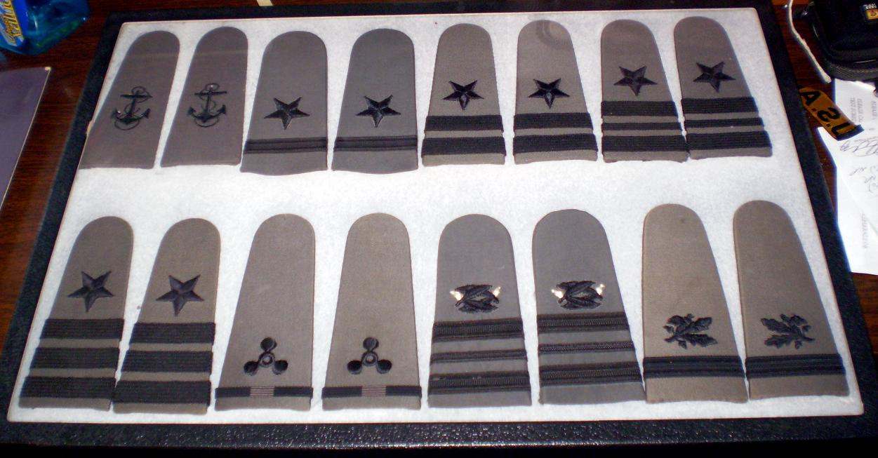 My small navy shoulder board collection - NAVY, COAST GUARD AND OTHER ...