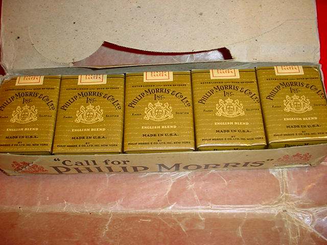 Carton of Philip Morris Cigarettes - FIELD & PERSONAL GEAR SECTION - U ...